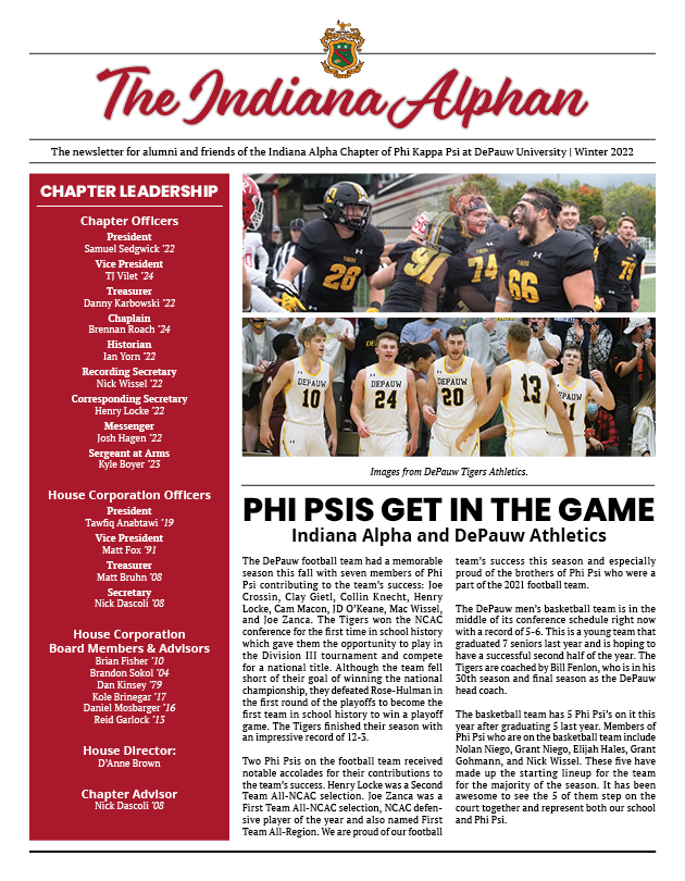 IndianaAlphan_Winter2022Cover – Phi Kappa Psi Indiana Alpha